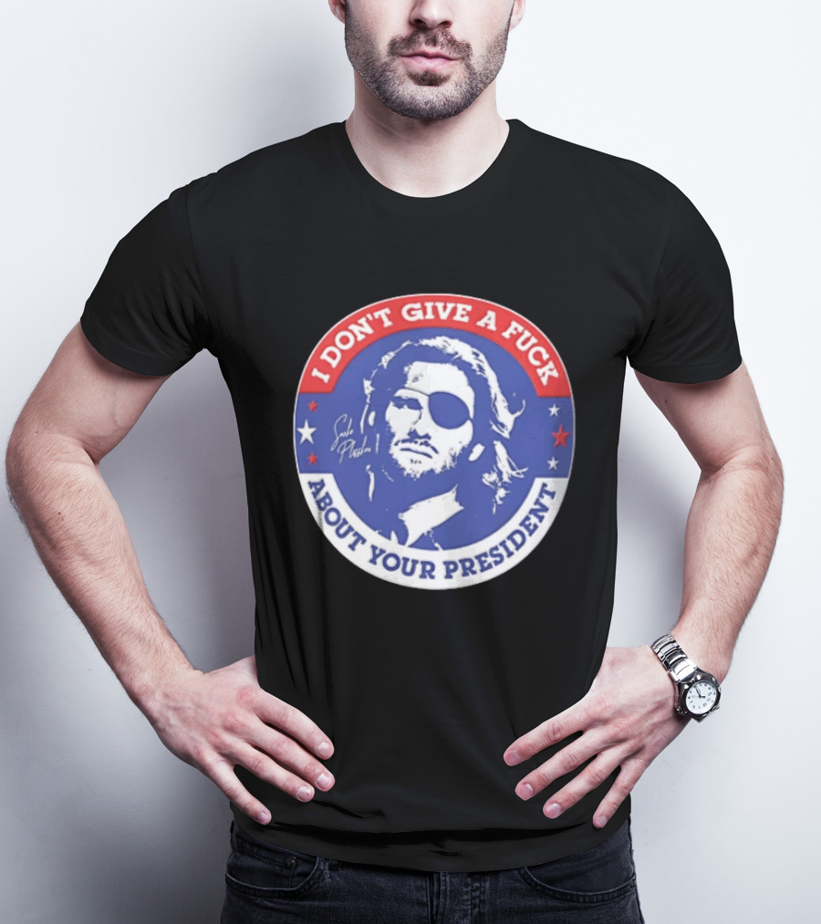 Escape From New York Snake Plissken I Don't Give A Fuck About Your President T-Shirt