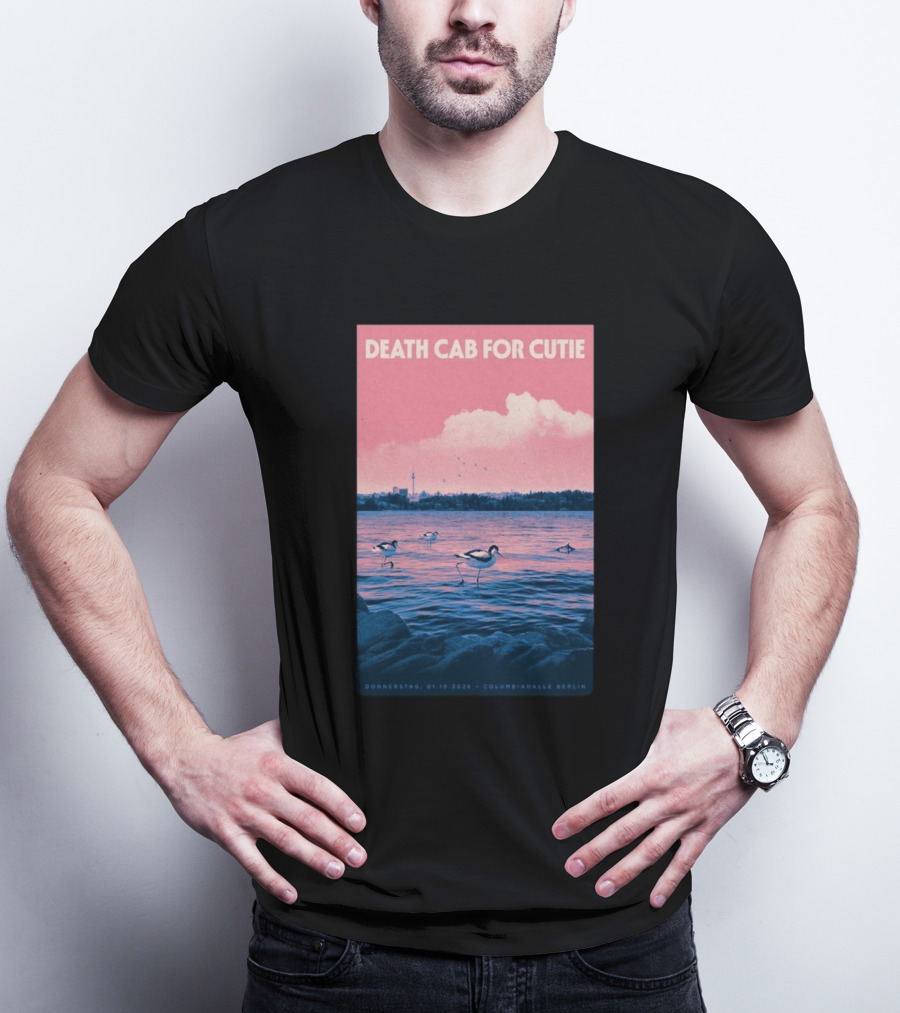 Death Cab For Cutie Columbiahalle Berlin Concert 2026 Donnerstag 01.10 Exclusive T-Shirt