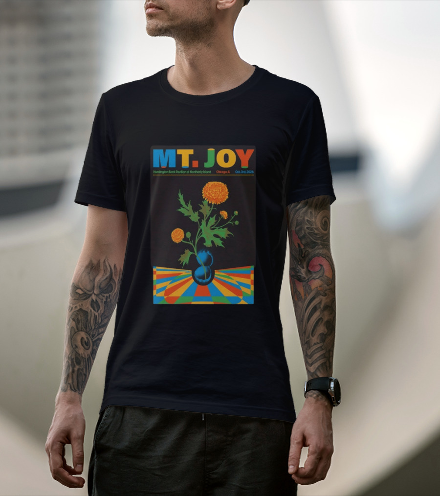 MT. JOY Huntington Bank Pavilion Northerly Island Chicago IL Oct 3 2026 Limited Edition T-Shirt