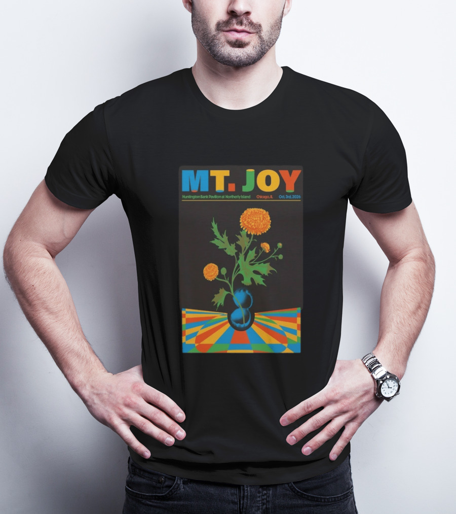 MT. JOY Huntington Bank Pavilion Northerly Island Chicago IL Oct 3 2026 Limited Edition T-Shirt