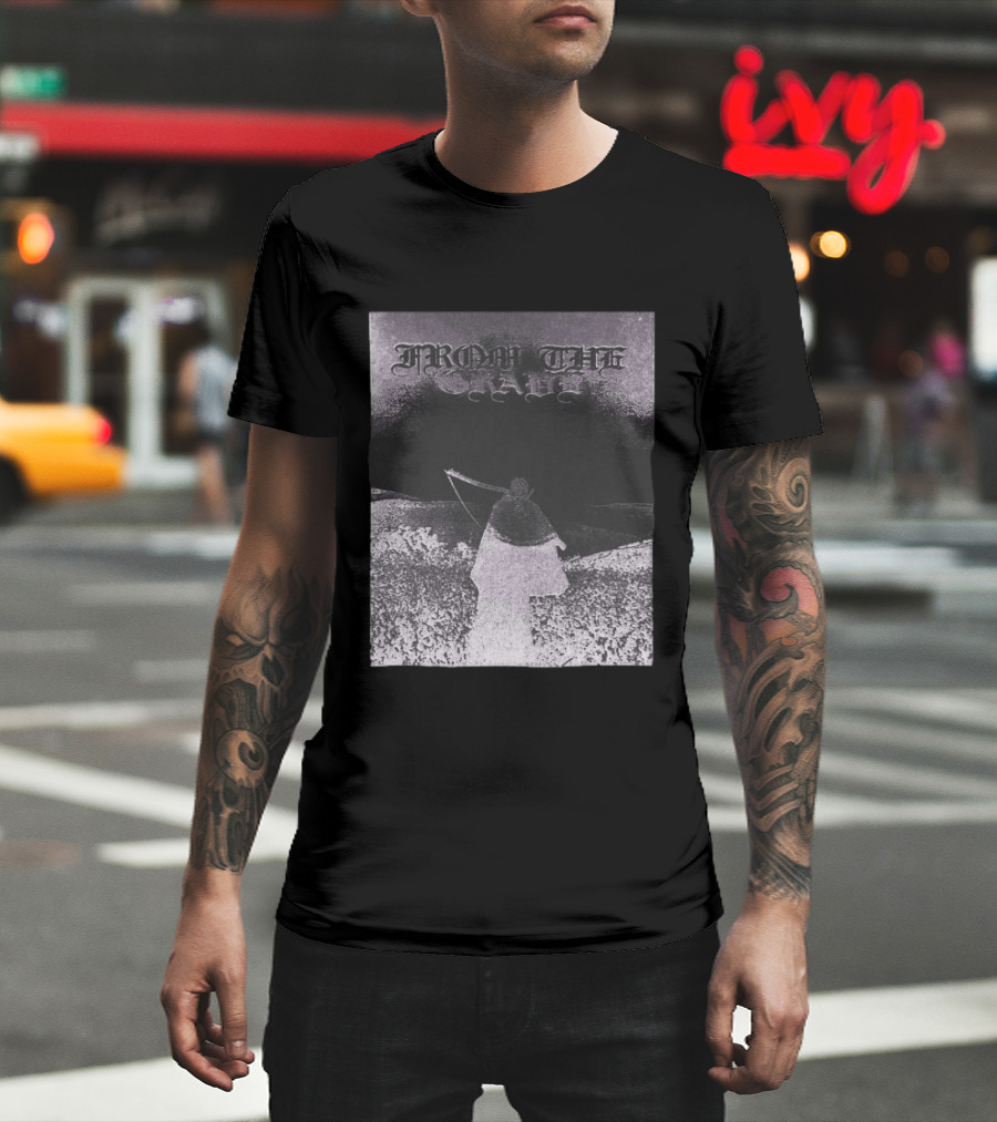 Farmer's Daughter Store From The Grave Longsleeve Gothic Reaper Scene T-Shirt