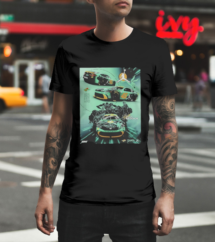 Tyler Reddick 45 Camry Jordan Monstars Las Vegas Racing T-Shirt