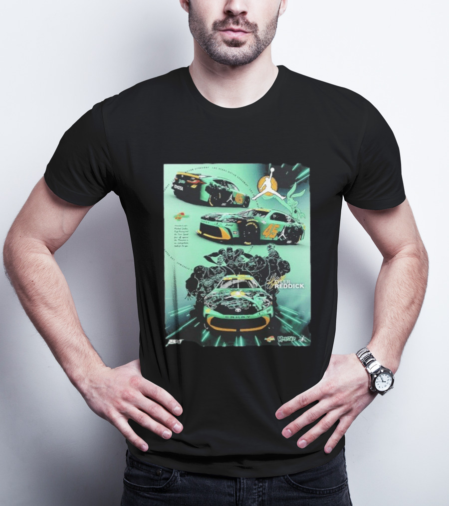 Tyler Reddick 45 Camry Jordan Monstars Las Vegas Racing T-Shirt