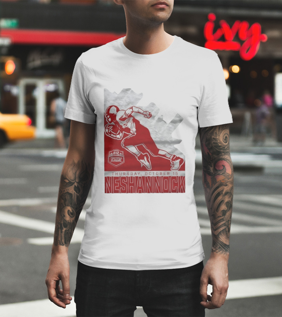 412 Football Classic Neshannock Thursday October 15 T-Shirt