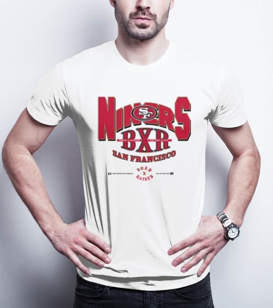Born X Raised San Francisco 49ers Niners BXR Collaboration T-Shirt
