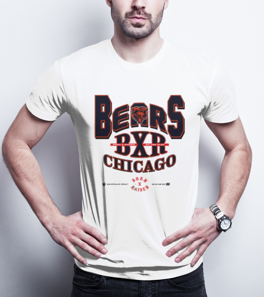 Born X Raised Bears BXR Chicago Collection White T-Shirt