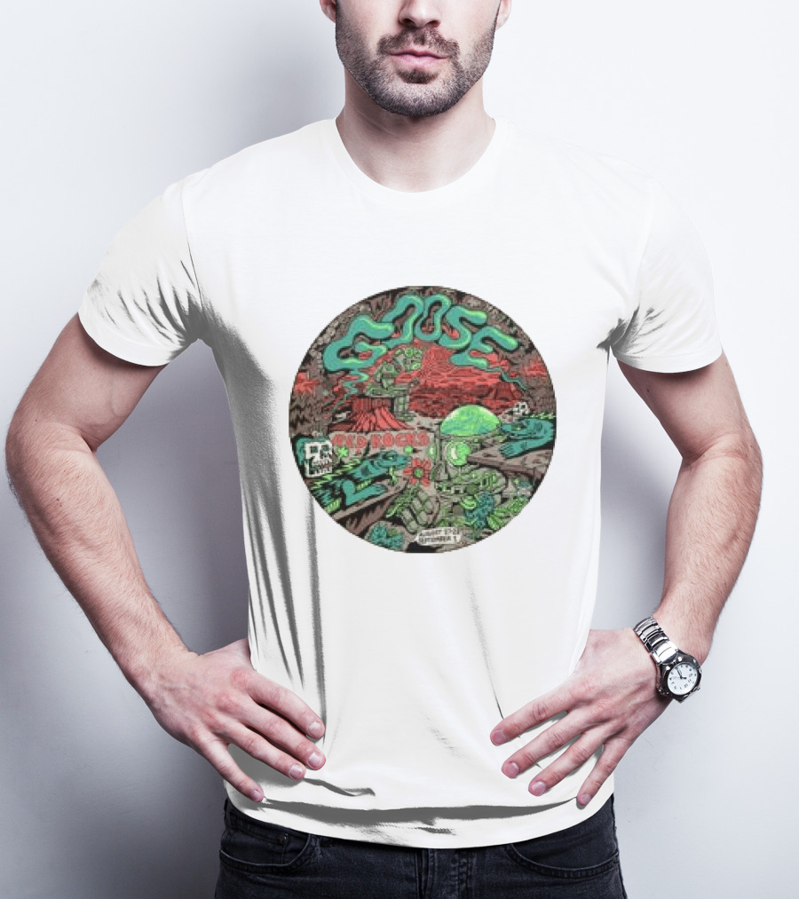 Goose Red Rocks 2026 Killer Acid Event Extraterrestrial Adventure T-Shirt