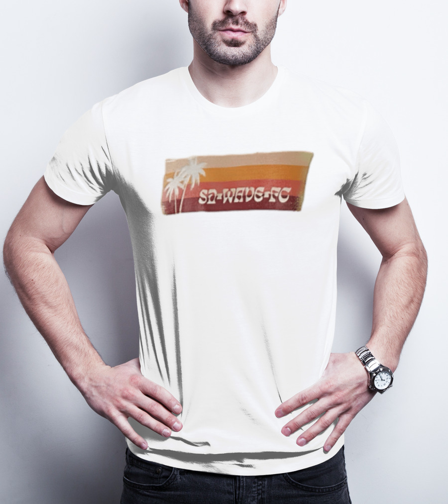 San Diego Wave FC Palm Trees Sunset SA Wave FC T-Shirt