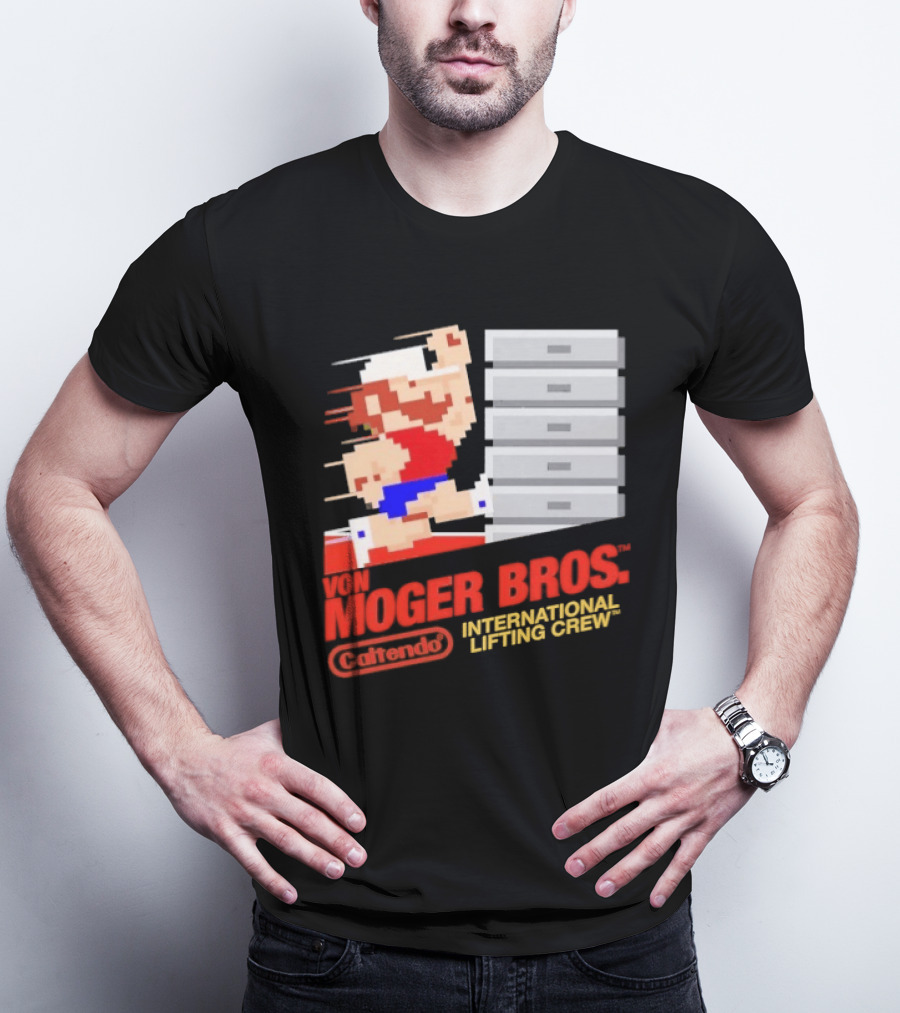 Calum Von Moger Bros Caltendo International Lifting Crew T-Shirt