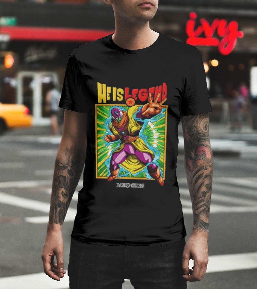 He Is Legend Lord Slug Anime Character Power Pose T-Shirt