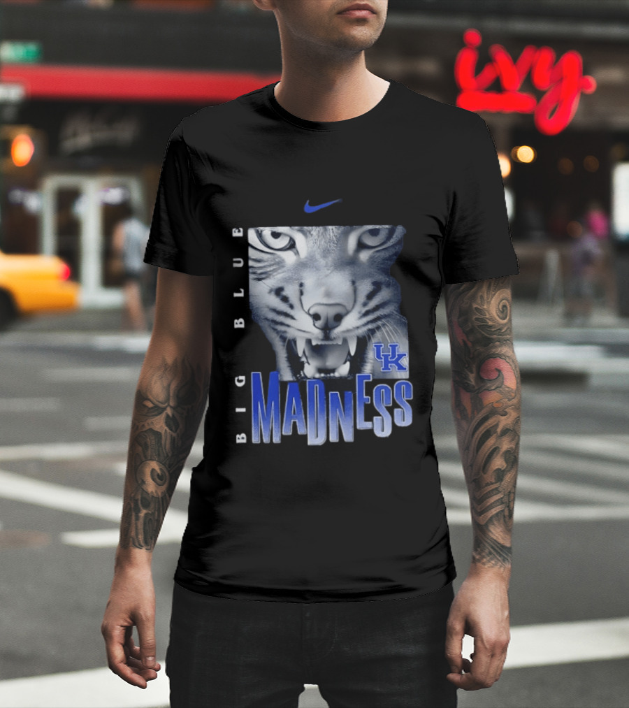 Kentucky Wildcats Big Blue Madness UK Nike Big Head T-Shirt