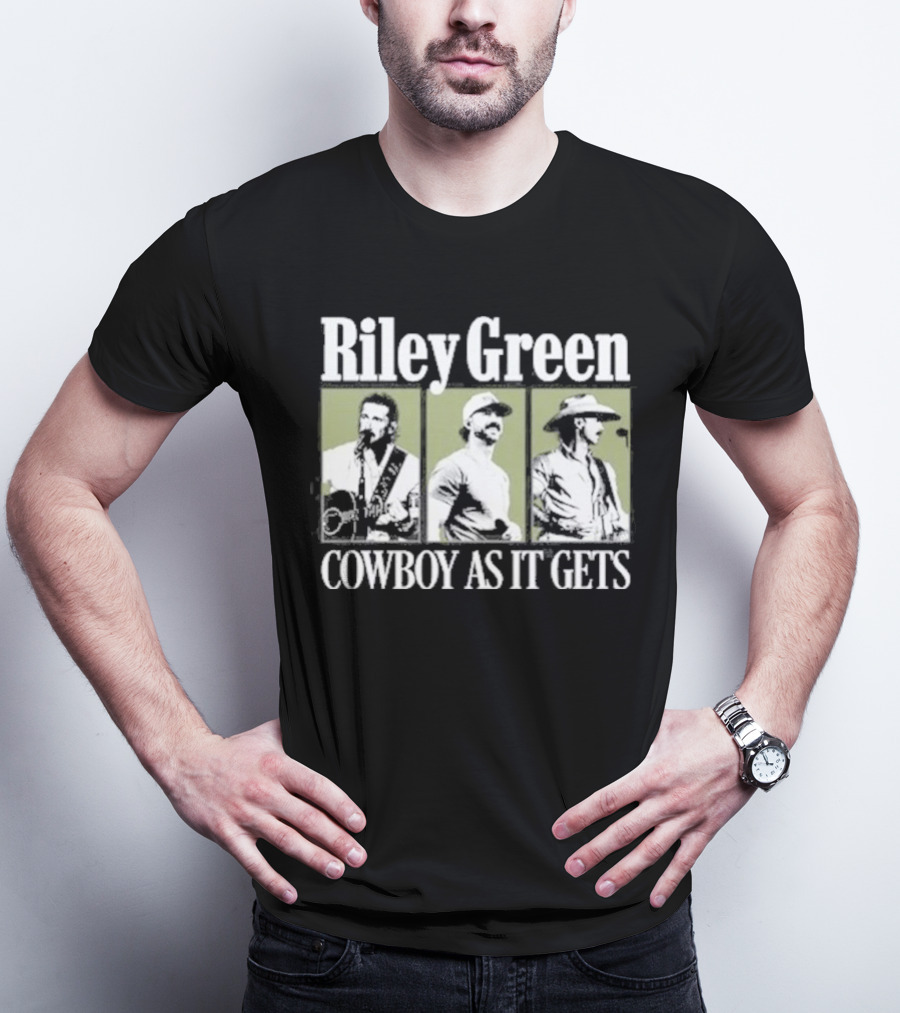 Riley Green Cowboy As It Gets T-Shirt