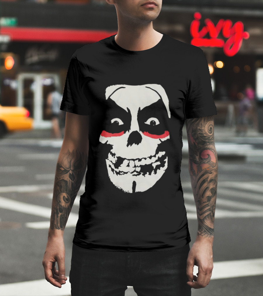 Middle Of Beyond Store Misfitshausen Misfits X Danhausen Fiend Skull T-Shirt