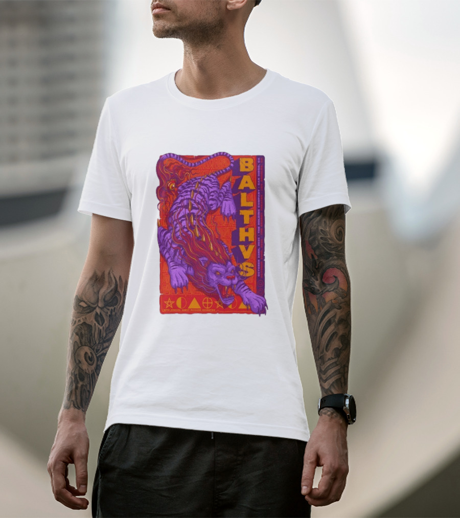 Balthvs San Diego October 22 2026 Featuring Richard Houghten Vibrant Lion T-Shirt