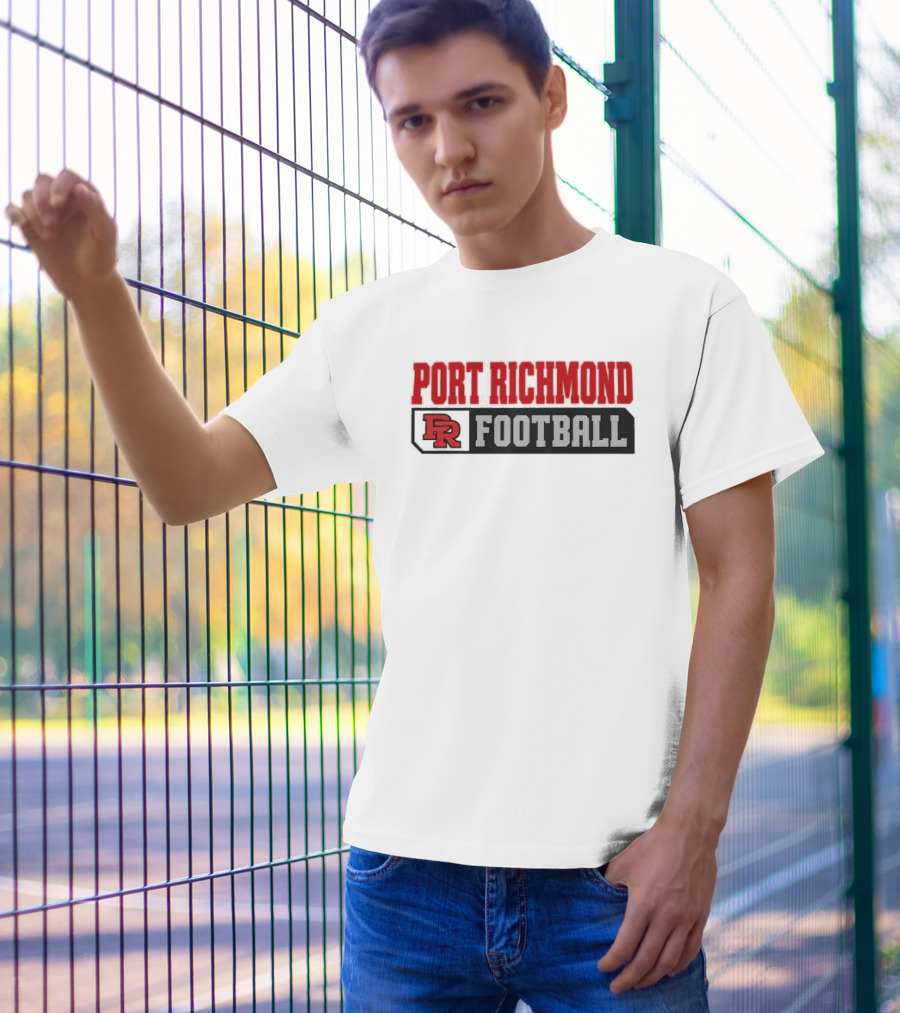 Jeff Stoutland Port Richmond DR Football T-Shirt