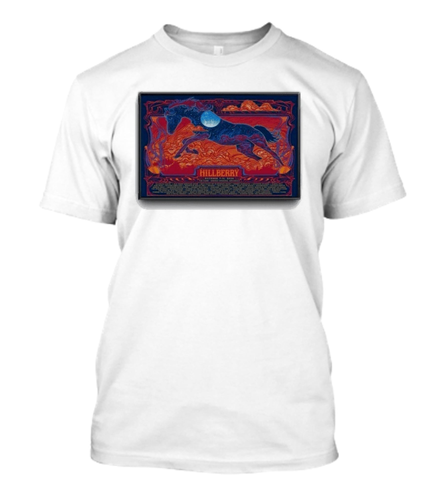 Hillberry Festival October 7 11 2026 Eureka Springs AR Event With Horse And Moon T-Shirt