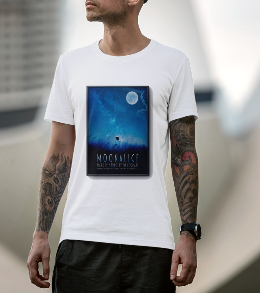 Original Moonalice Hardly Strictly Bluegrass October 3 2026 Golden Gate Park San Francisco CA T-Shirt