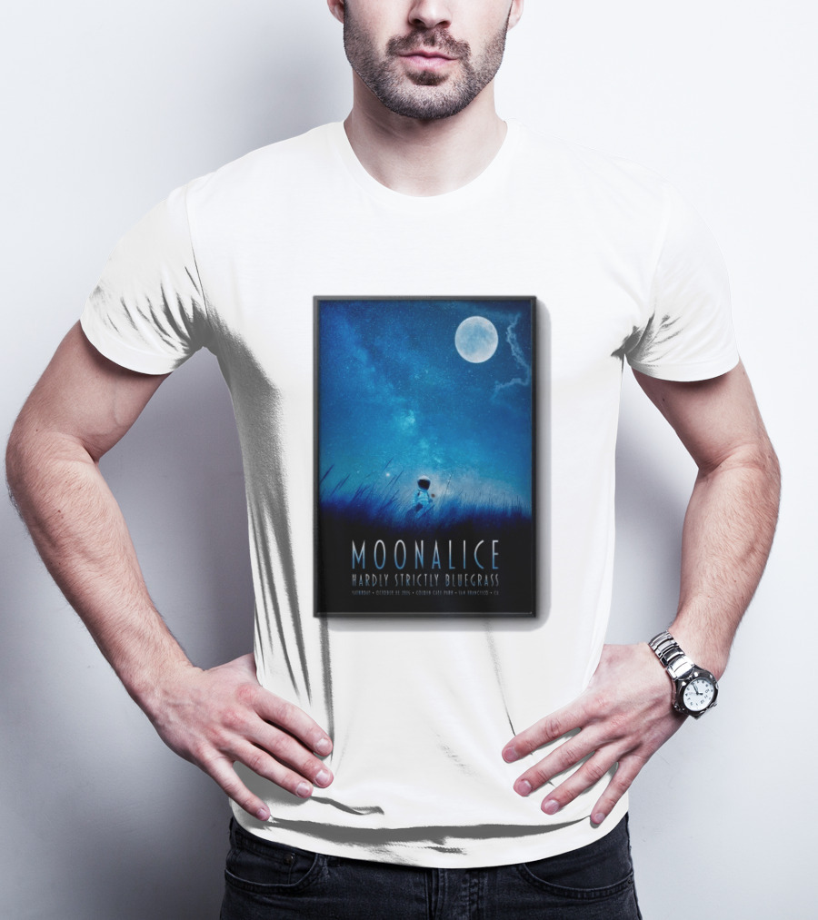 Original Moonalice Hardly Strictly Bluegrass October 3 2026 Golden Gate Park San Francisco CA T-Shirt