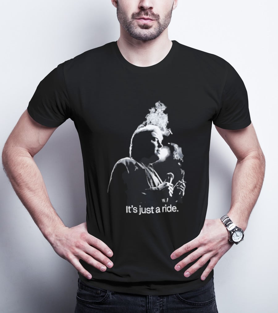 Bill Hicks It's Just A Ride Smoking Microphone T-Shirt