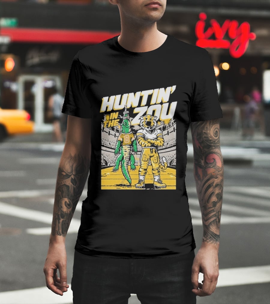 Huntin' In The Zou Mizzou Tigers Vs Florida Gators Stadium Showdown T-Shirt