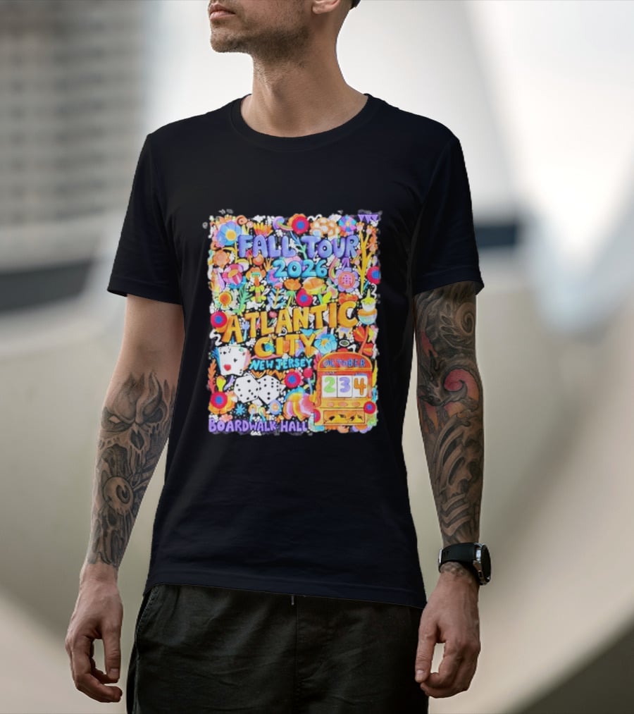 Fall Tour 2026 Atlantic City New Jersey Boardwalk Hall October 2 3 4 Phish Boardwalk Ball T-Shirt