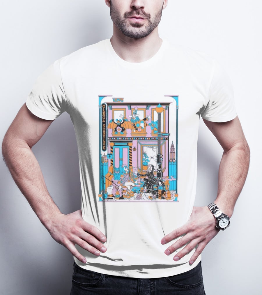 Circa Survive Halloween Street Scene Tnt Store T-Shirt