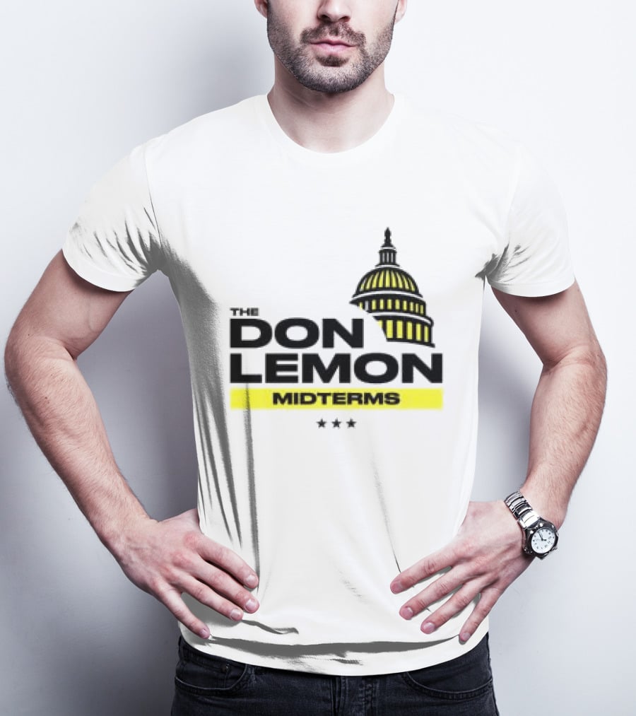 Don Lemon Midterms Capitol Illustration With Stars T-Shirt