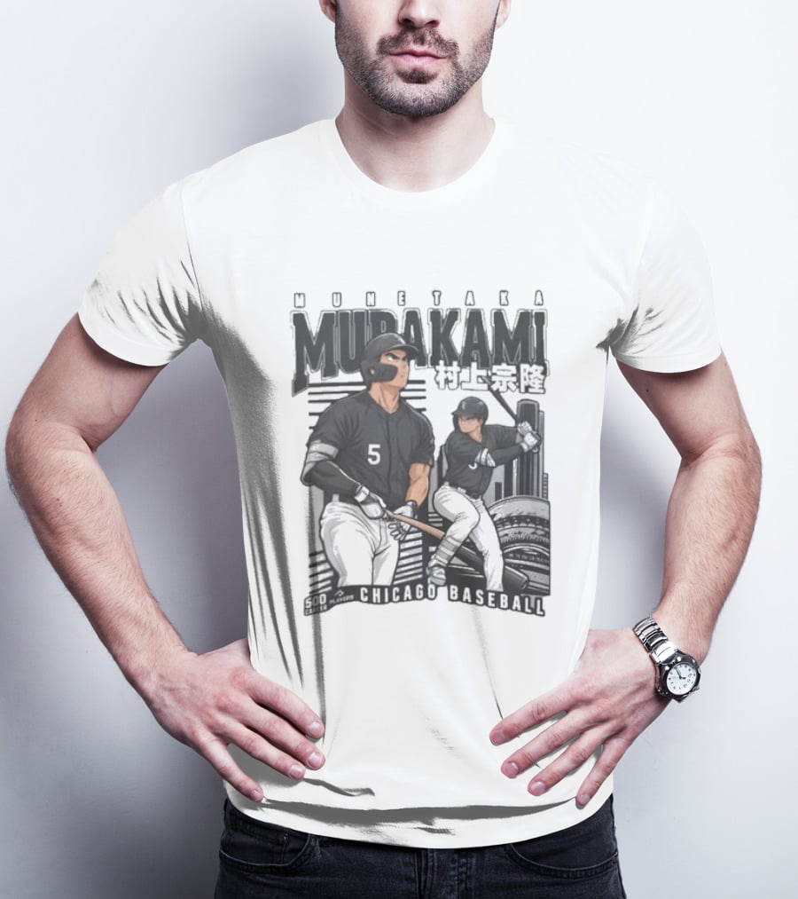 Munetaka Murakami 5 Chicago Baseball Anime T-Shirt