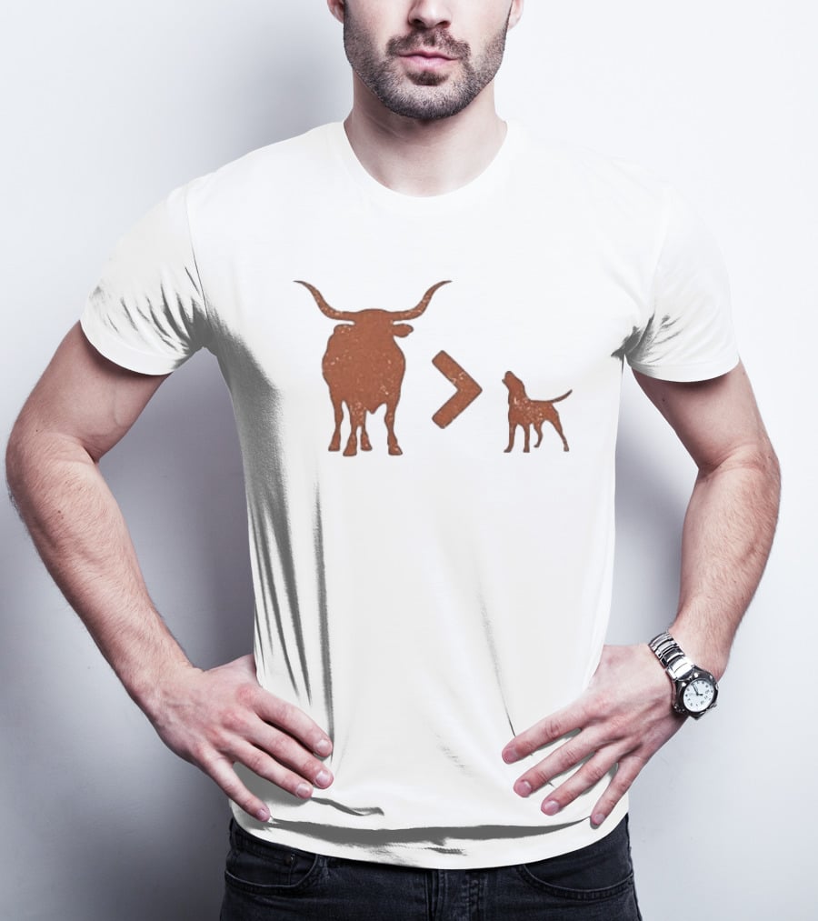 Original Greater Than Texas Football Rivalry Longhorn Vs Aggie T-Shirt