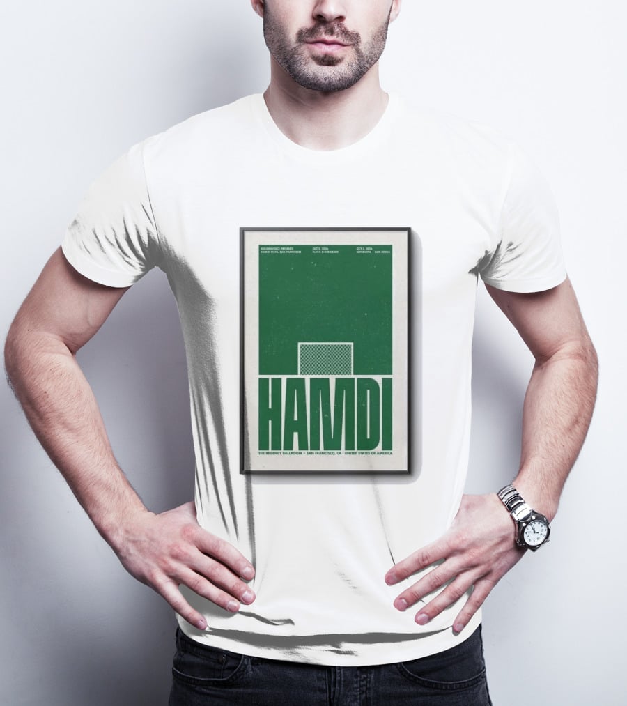 Hamdi The Regency Ballroom San Francisco Oct 2 3 2026 Soccer T-Shirt
