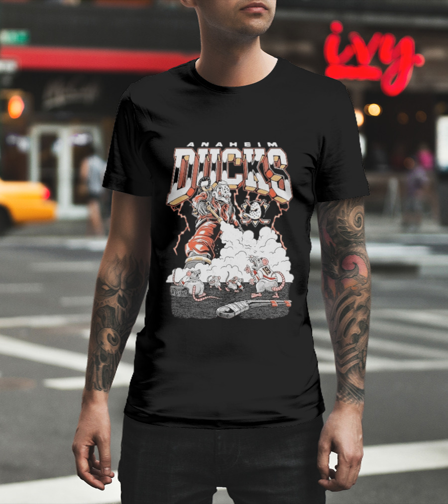 Anaheim Ducks Erase The Rat Florida Panthers Hockey Battle T-Shirt