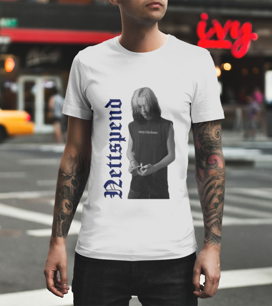 Nettspend Early Life Crisis Old English T-Shirt