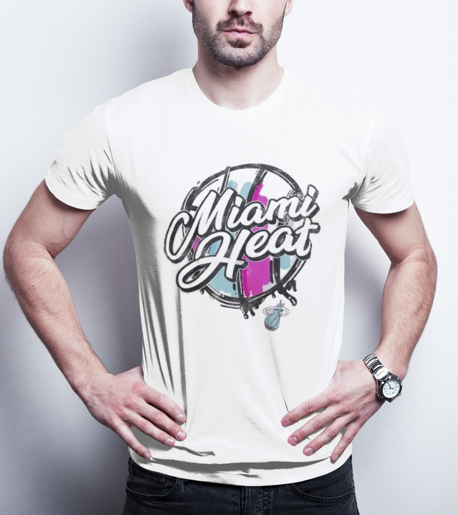 Miami Heat Basketball 2026 Vice Nights T-Shirt