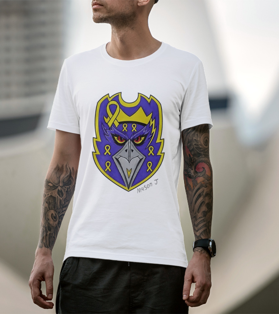 Revans Royale Pride Ribbon Emblem Mason J T-Shirt