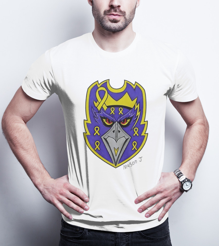 Revans Royale Pride Ribbon Emblem Mason J T-Shirt