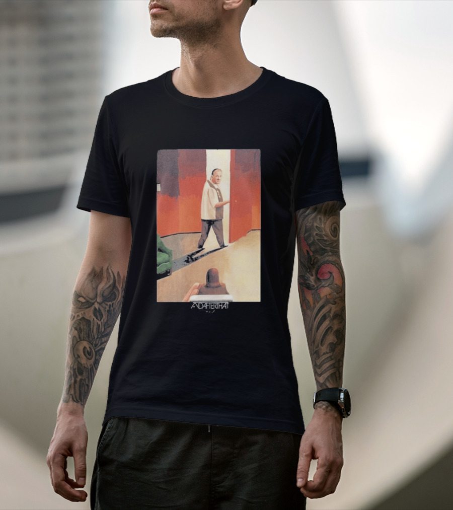 After That Therapy Scene Black Edge T-Shirt