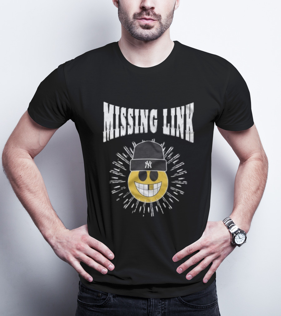 Closed Casket Activities Missing Link Smiley NY Cap T-Shirt