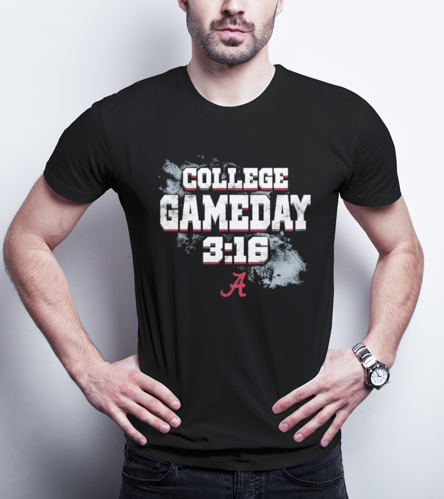 College GameDay Alabama Crimson Tide 3 16 T-Shirt