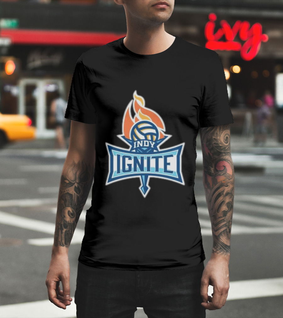 Indy Ignite Volleyball Flame T-Shirt
