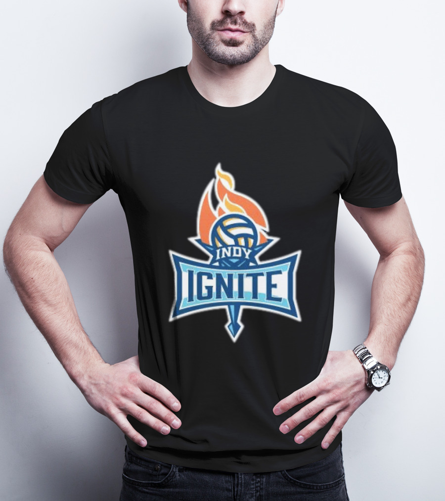Indy Ignite Volleyball Flame T-Shirt