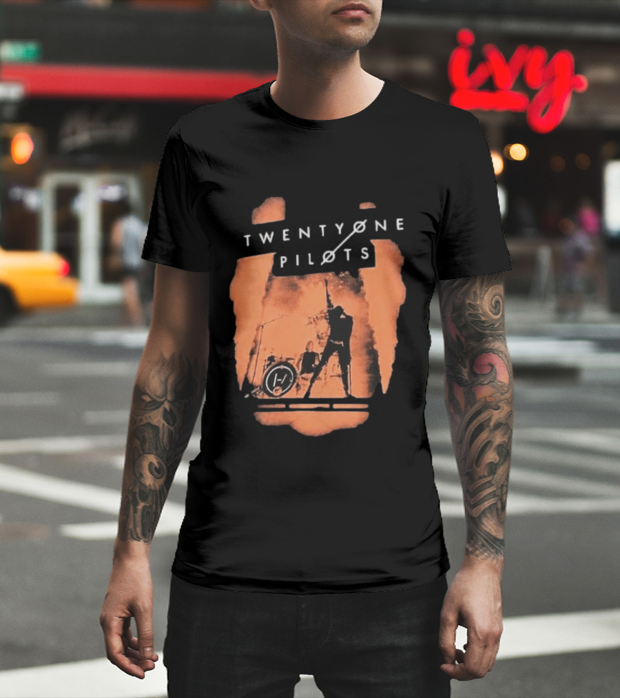 Twenty One Pilots 2017 Emotional Roadshow Tour Josh T-Shirt