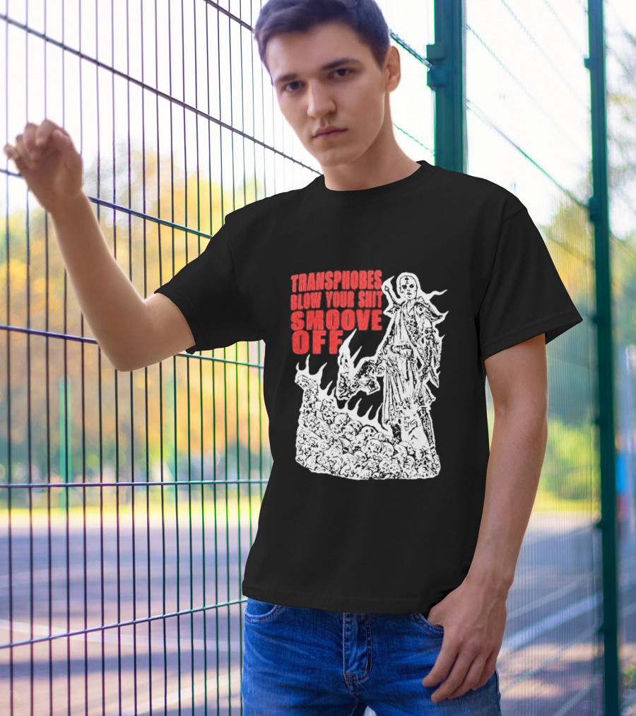 Transphobes Blow Your Smoove Off Flame Spirit T-Shirt