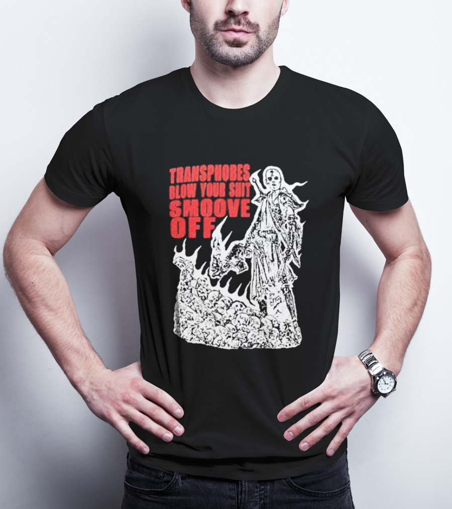 Transphobes Blow Your Smoove Off Flame Spirit T-Shirt