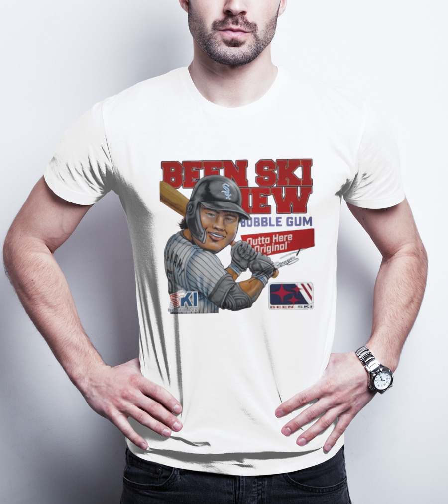 Been Ski View Bubble Gum Outta Here Baseball Original T-Shirt