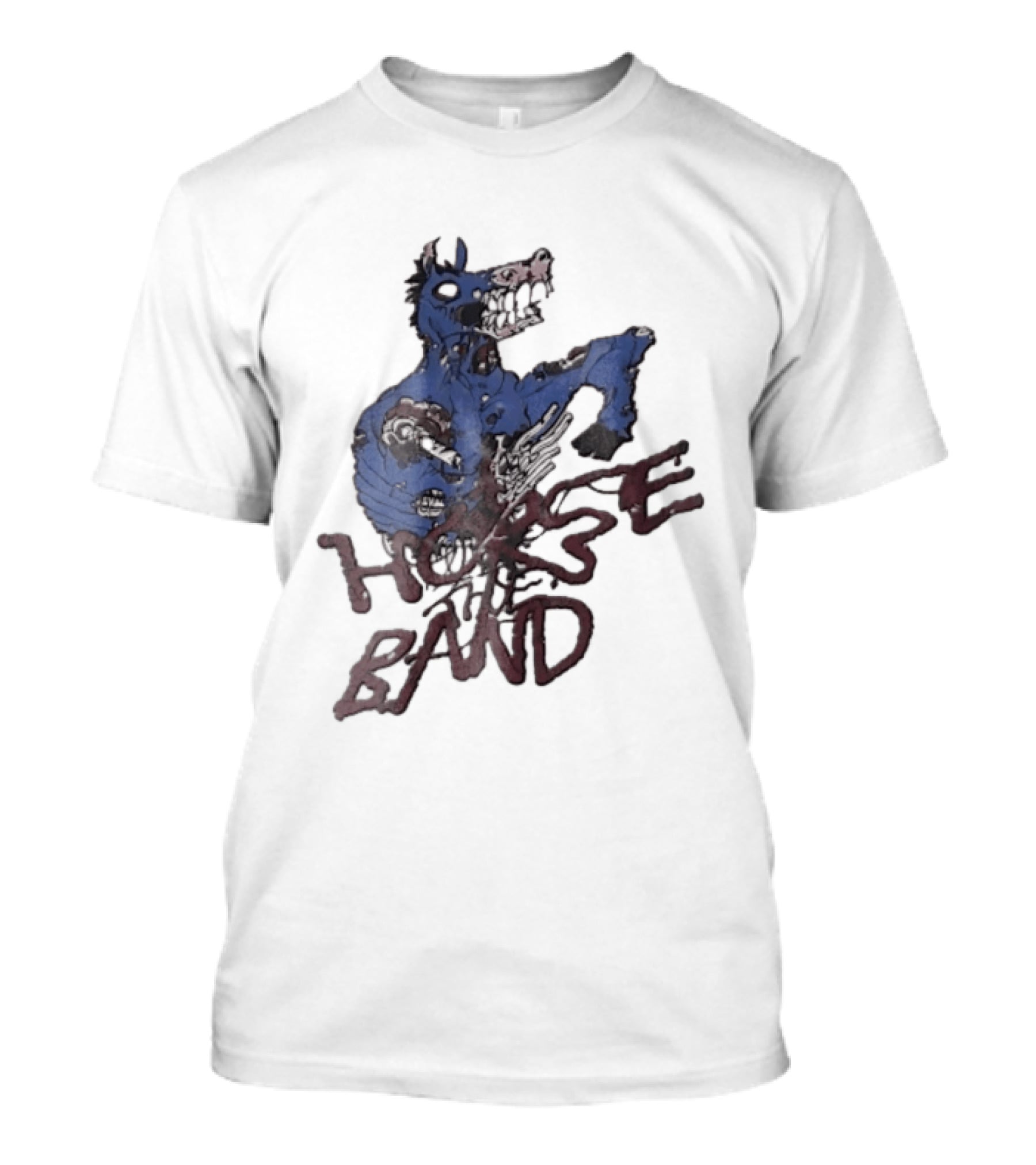 Horse The Band Zombie Horse Creature Monster T-Shirt