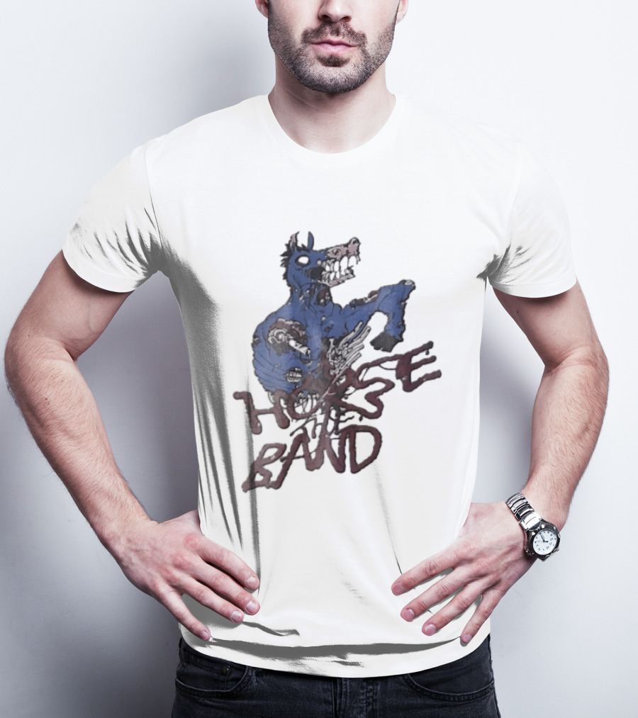 Horse The Band Zombie Horse Creature Monster T-Shirt