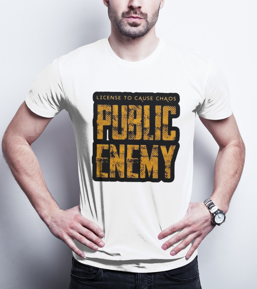 License To Cause Chaos Public Enemy T-Shirt