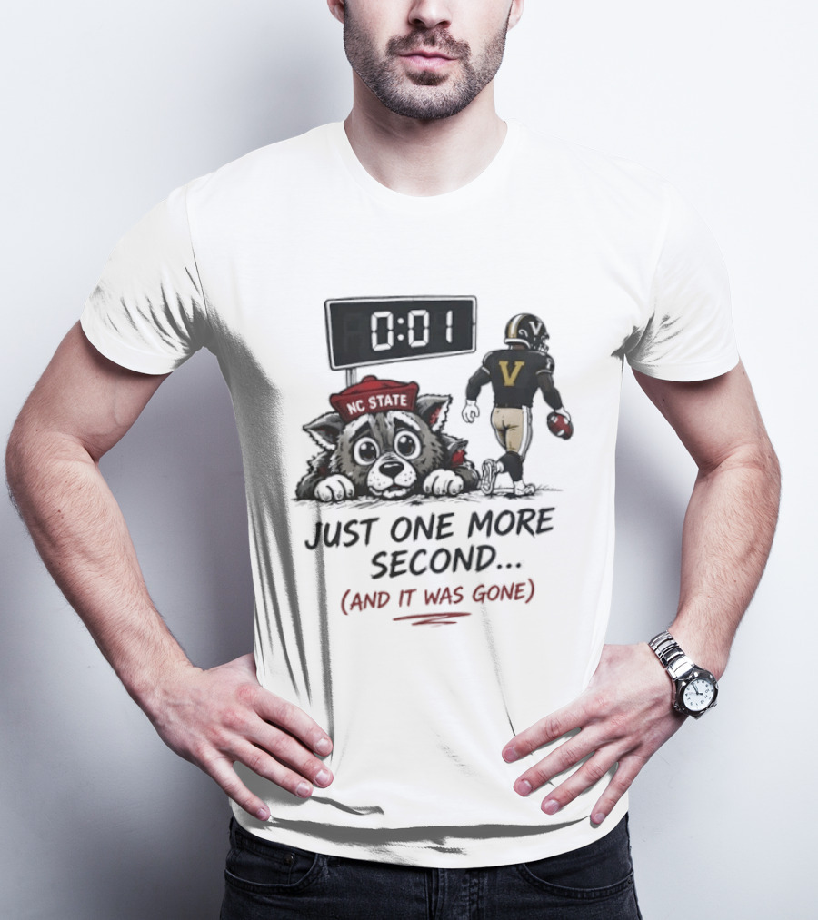 Vanderbilt Commodores Victory Over NC State Wolfpack Last Second Win NCAA 2026 T-Shirt