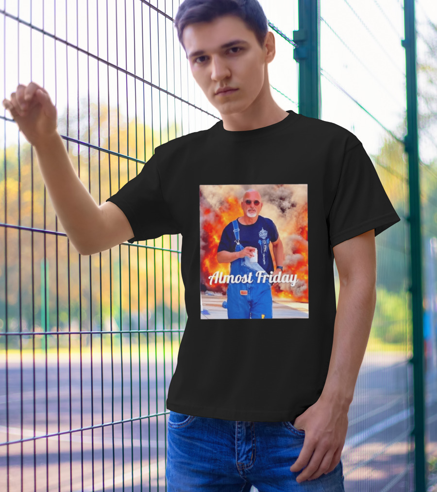 Almost Friday Clash Los Angeles California Explosive T-Shirt