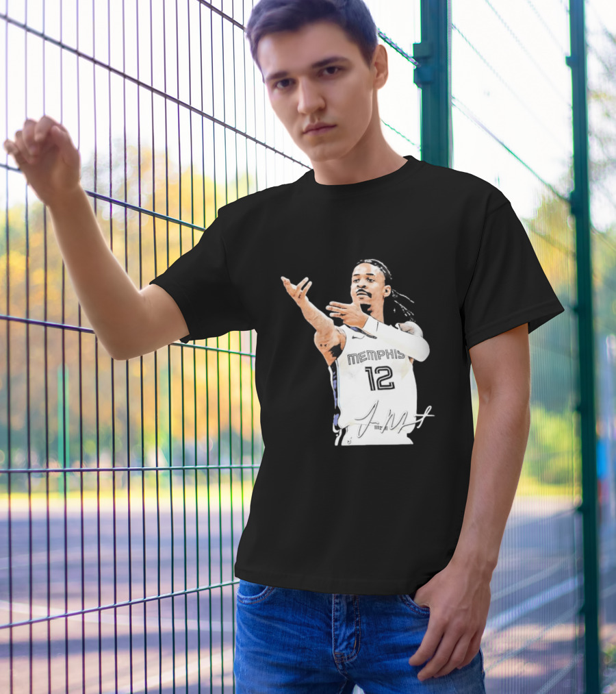 Ja Morant Memphis Grizzlies 12 Basketball Star Signature Edition 2026 T-Shirt